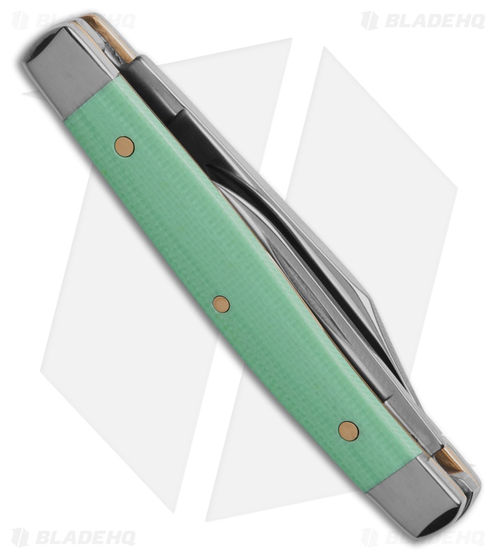 Case Knives Small Pen Knife Seafoam Green G-10 Polish
