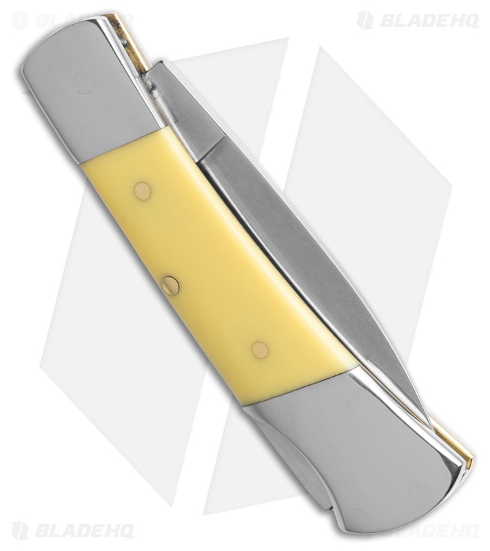 Case Knives Lockback Knife Yellow Synthetic Standard Jig
