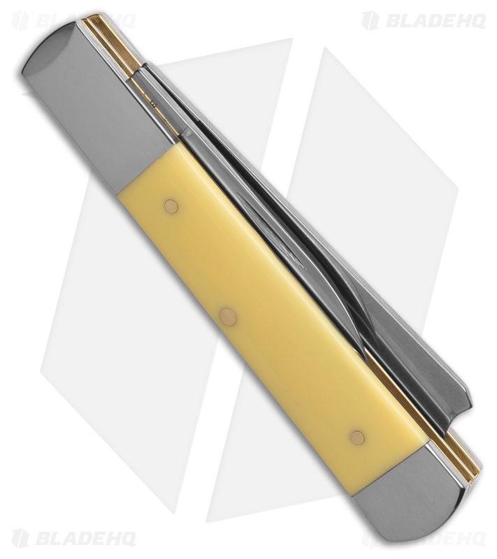 Case Razor Knife Yellow Synthetic Polished Surgical Steel