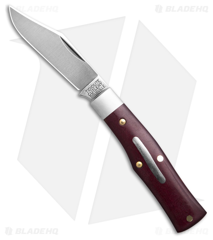 GEC #22 Tidoute Cutlery Clip Point Magnum Red Stone Knife