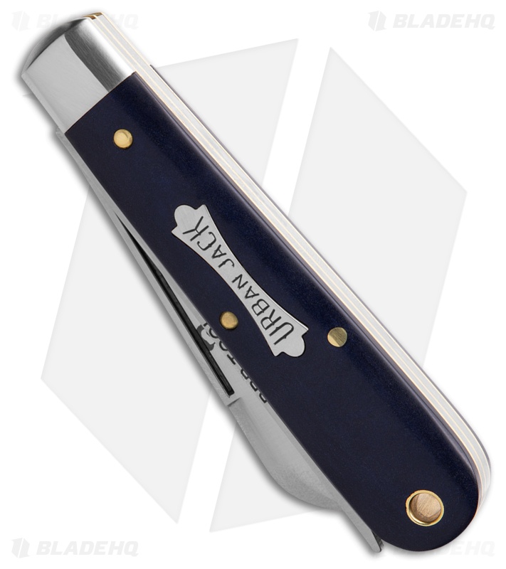 GEC #15 Tidioute Urban Jack Blue Agate Satin Wharncliffe