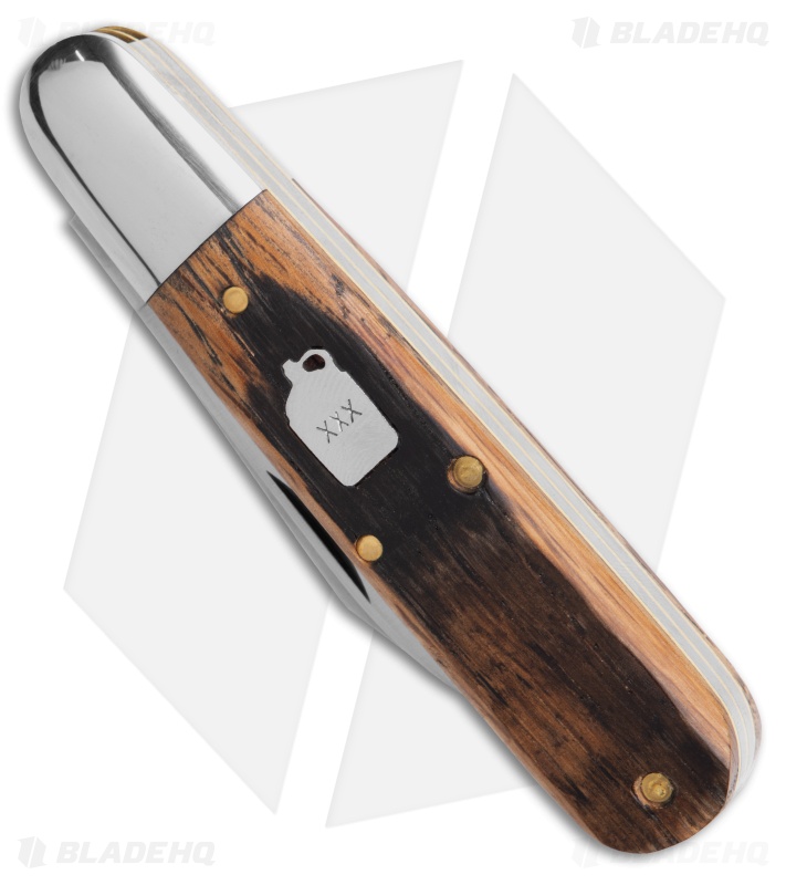 GEC Tidioute Cutlery Bullet End Barlow Whiskey Barrel Oak