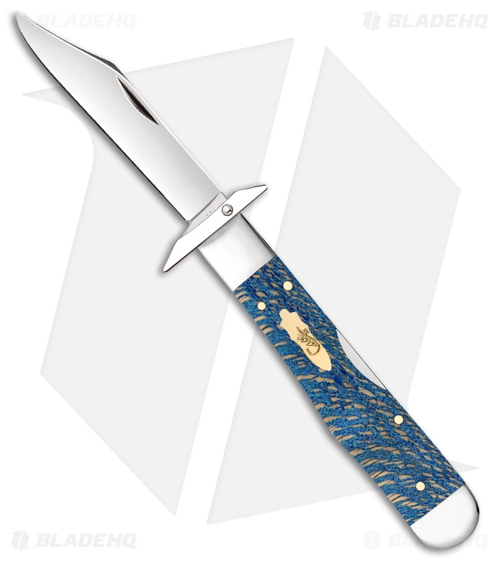 Case Knives Cheetah Cub Knife 3.5" Blue Sycamore Wood 711 1/2L SS