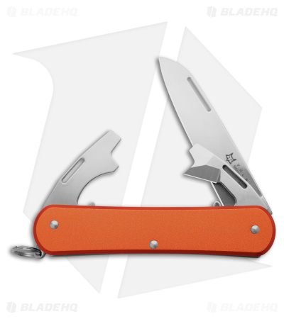 Fox Vulpis 3-in-1 Knife Orange Alum (2.2" Polish) - Blade HQ