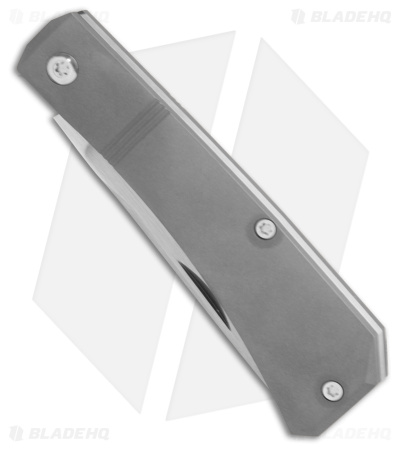 Jack Wolf Pioneer Jack Knife | Smooth Titanium - Blade HQ
