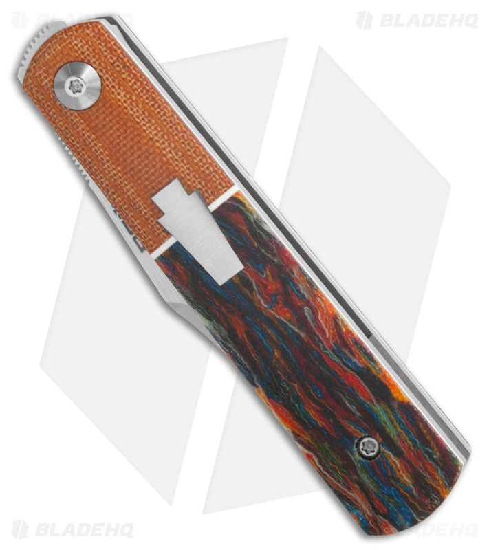 Pena Knives Custom Barlow Knife Burlap/Layered Mi