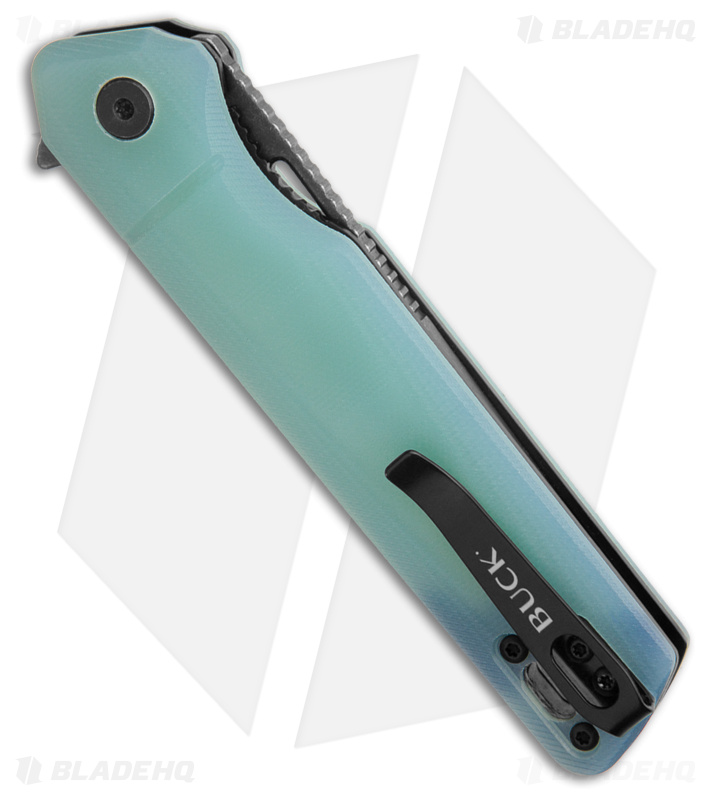 Buck 239 Infusion Liner Lock Teal G-10 (Black) | Blade HQ