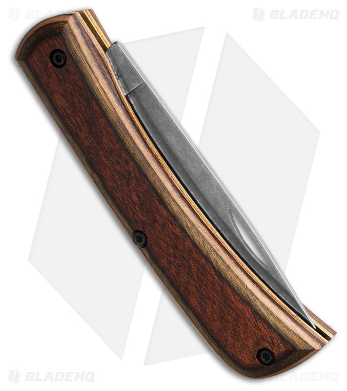 Case Knives Crossroads Sod Buster Jr. Knife Brown/Green Wood