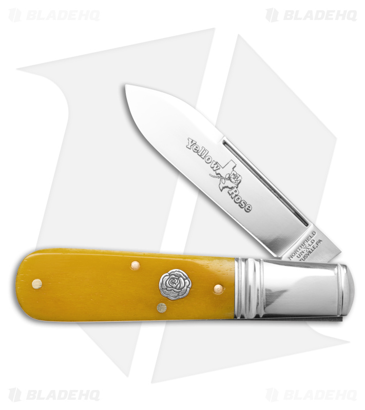 GEC Tidioute Pocket Knife Yell Bone Rose (Satin) - Blade HQ