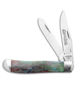 Bear & Son Coral Reef Mini Trapper Pocket Knife - Blade HQ