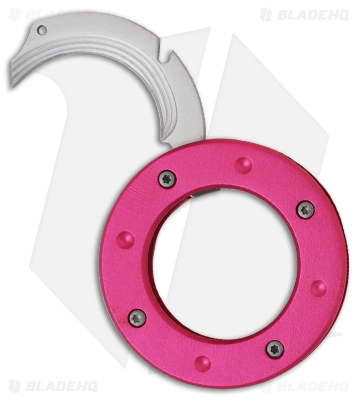 Mantis Pink Cyclops Neck Knife Folder (2.5" Satin) MU-6 - Blade HQ