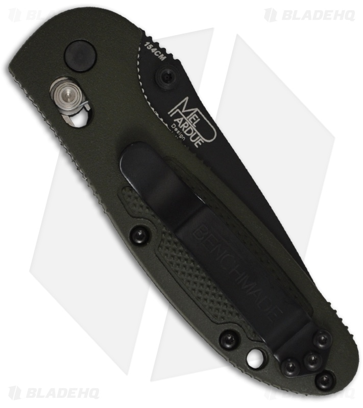 Benchmade Mini Griptilian OD Green Tanto Knife (2.91" Black) 557BKOD ...