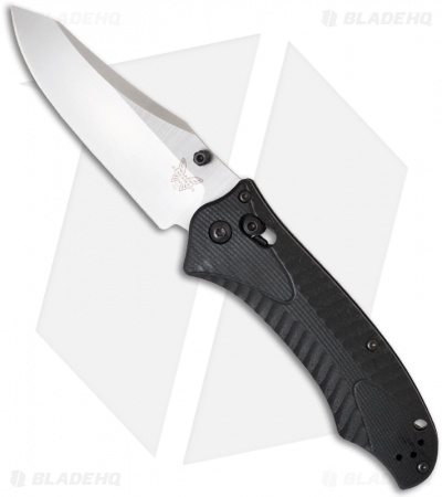 Benchmade Osborne Rift AXIS Lock Knife Black G-10 (3.67" Satin) 950-1 ...
