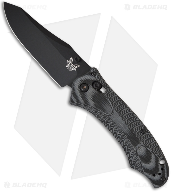 Benchmade 950BK Rift Osborne Folding Knife (3.67" Black) - Blade HQ