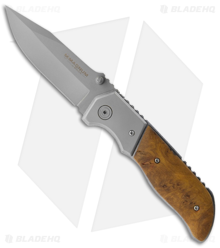 Boker Magnum Forest Ranger Liner Lock Knife (3.75" Bead Blast) 01MB233 - Blade HQ