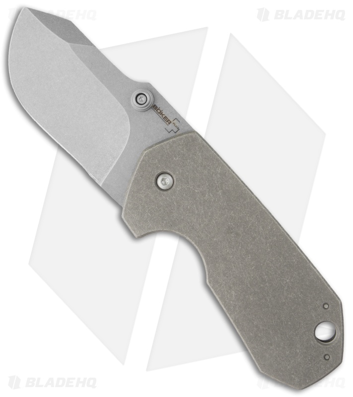 Boker Plus Anso Albatros Frame Lock Knife Titanium (2.5" Stonewash ...