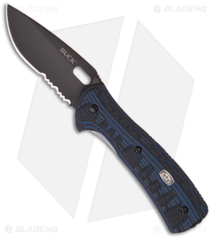 Buck Vantage Force Pro Liner Lock Knife S30V (3.25" Black Serr) 0847BLX ...
