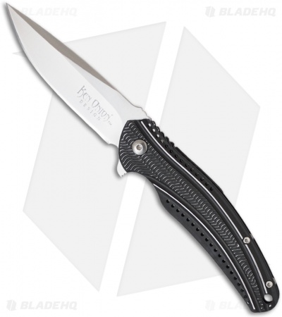 CRKT Ken Onion Ripple Frame Lock Knife Black (3.125" Satin) K405KXP ...
