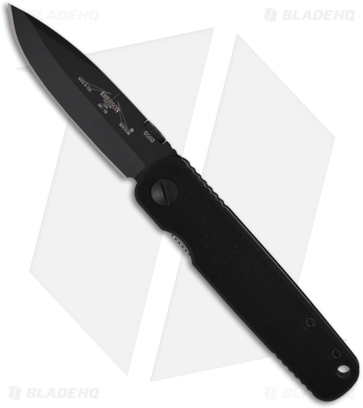 Emerson Mini A-100-BT Knife (3" Black) - Blade HQ