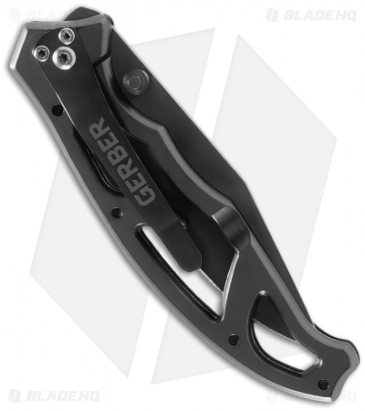 Gerber Paraframe Ti I Frame Lock Knife (3" Gray Serr) 8445 - Blade HQ