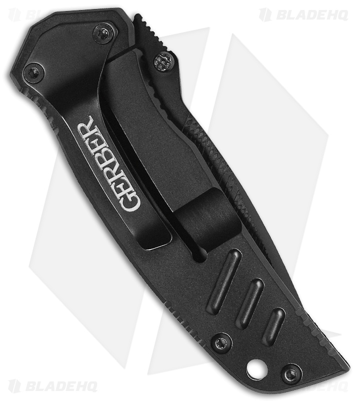 Gerber Mini Swagger Frame Lock Knife (3" Black) - Blade HQ