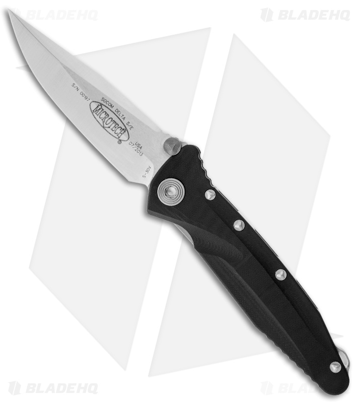 Microtech Socom Delta S/E Folding Knife G-10 (4" Satin Plain) 159-4 ...