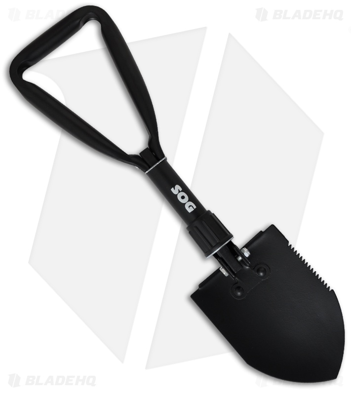 SOG Entrenching Tool Folding Shovel (Black) F08-N - Blade HQ