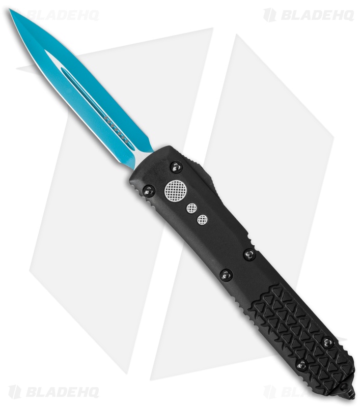 Microtech Ultratech Jedi Knight OTF Knife Black (3.4" Blue) 122-1JK ...