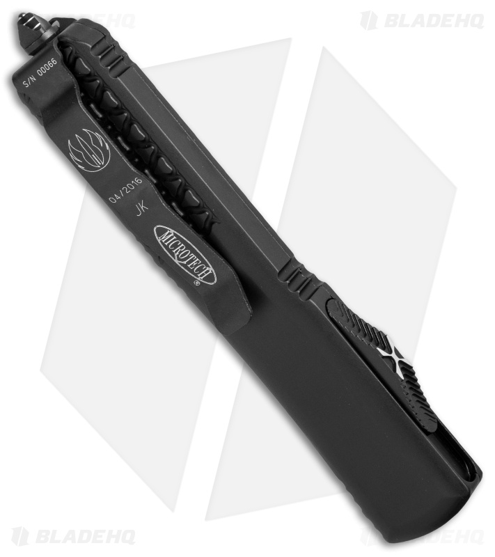 Microtech Ultratech Jedi Knight OTF Knife Black (3.4" Blue) 122-1JK ...