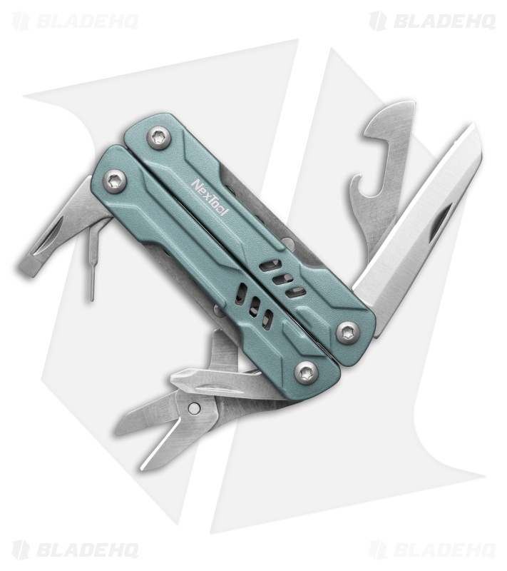 NexTool Mini Sailor Multi-Tool Blue Stainless Steel (12-in-1)