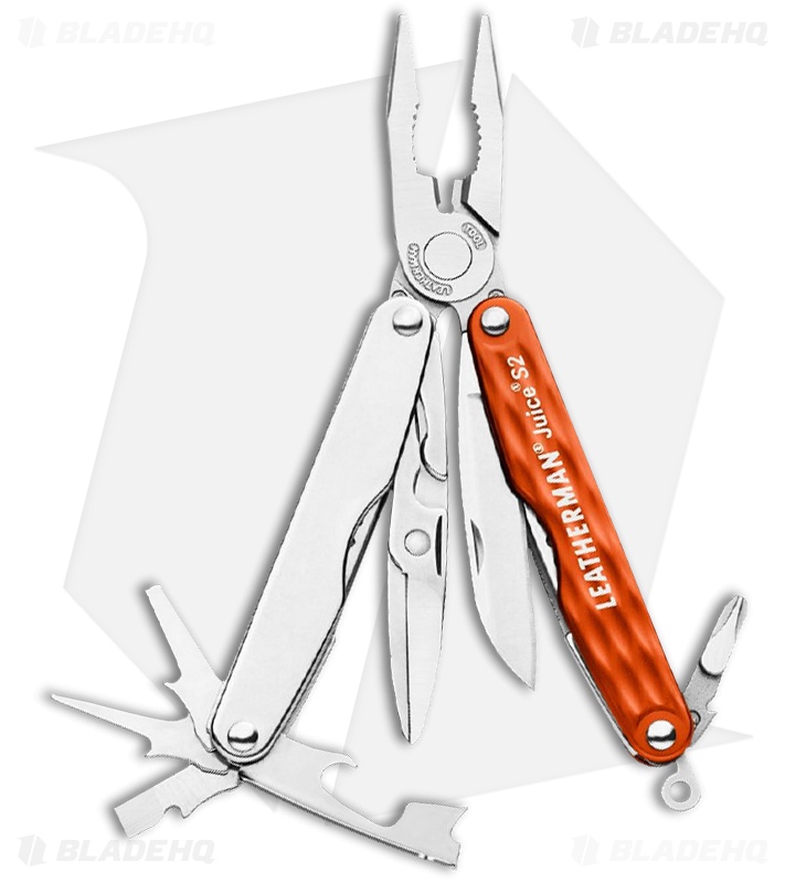 Leatherman Juice S2 Multi Tool Cinnabar Orange (12-in-1) 831925 - Blade HQ
