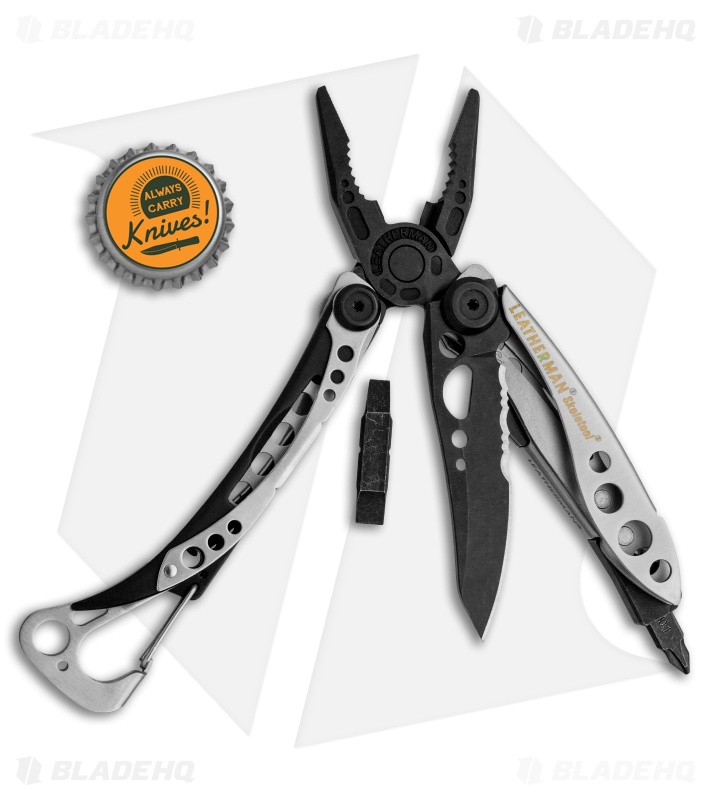 Leatherman Skeletool Black & Silver | Multi Tool w/ Sheath