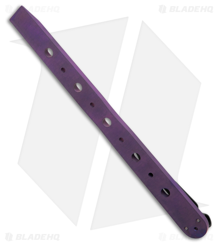 Flytanium Tenor Prybar - Magenta Anodized Titanium - Blade HQ