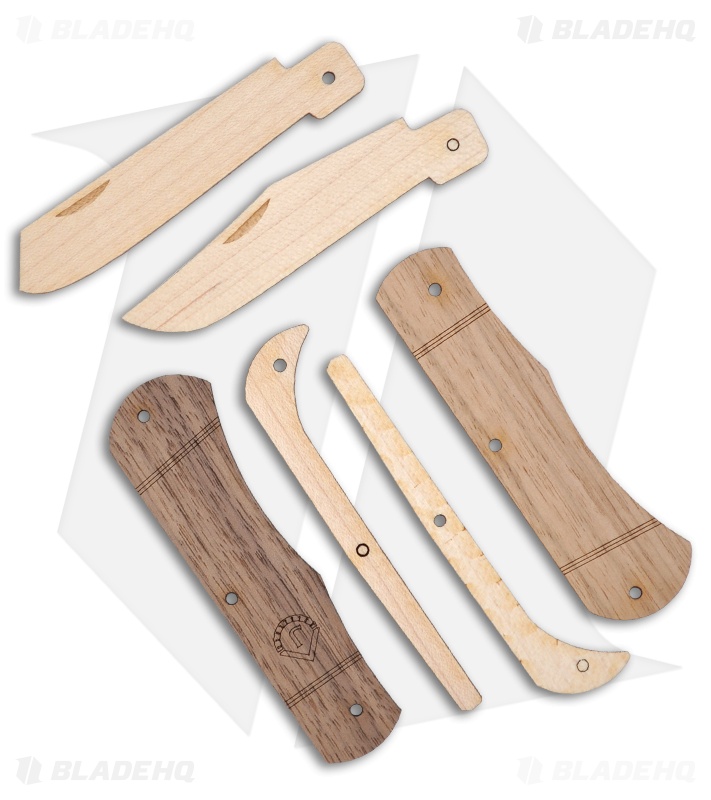 Jameson Woodworks JJ's Trapper Knife Kit Craft Project (JJ2) - Blade HQ