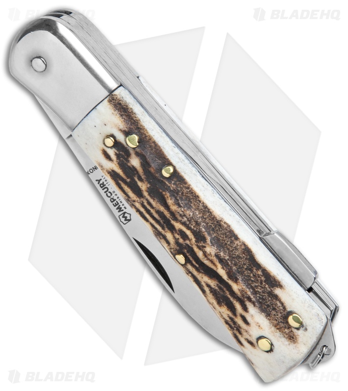 Mercury Multi-Purpose Hunting Knife Stag (3" Polish) 980-2GDC - Blade HQ