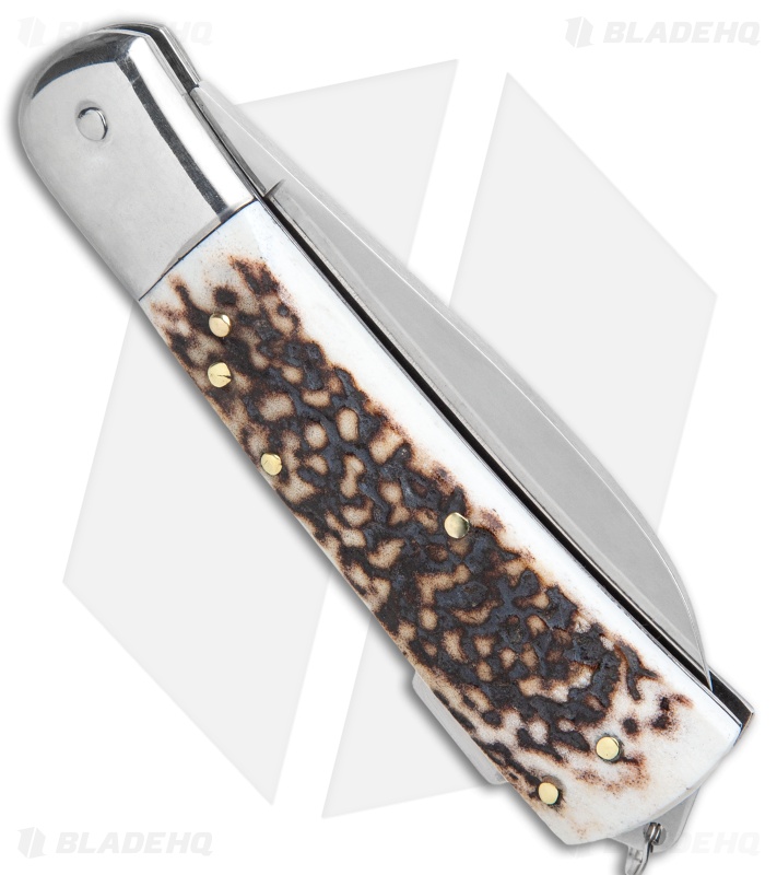 Mercury Hunting Lockback Knife Stag (3" Polish) 980-1DC - Blade HQ