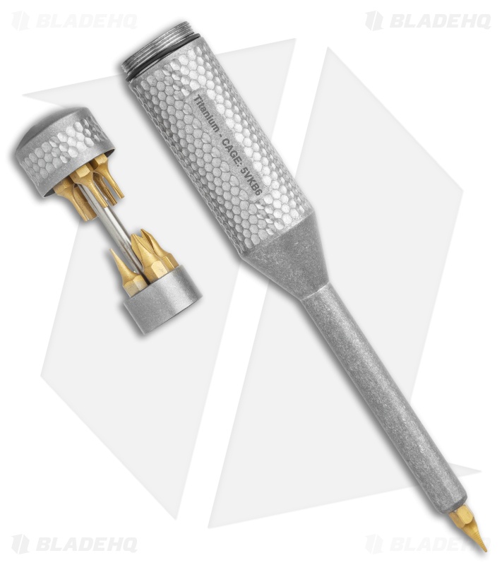 Titanium Aviation Multi-Bit Magnetic Screwdriver - Blade HQ