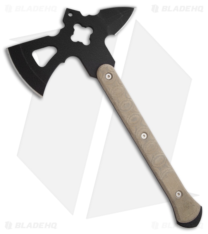 American Tomahawk Comanche Axe w/ Micarta Handle & Kydex Sheath - Blade HQ