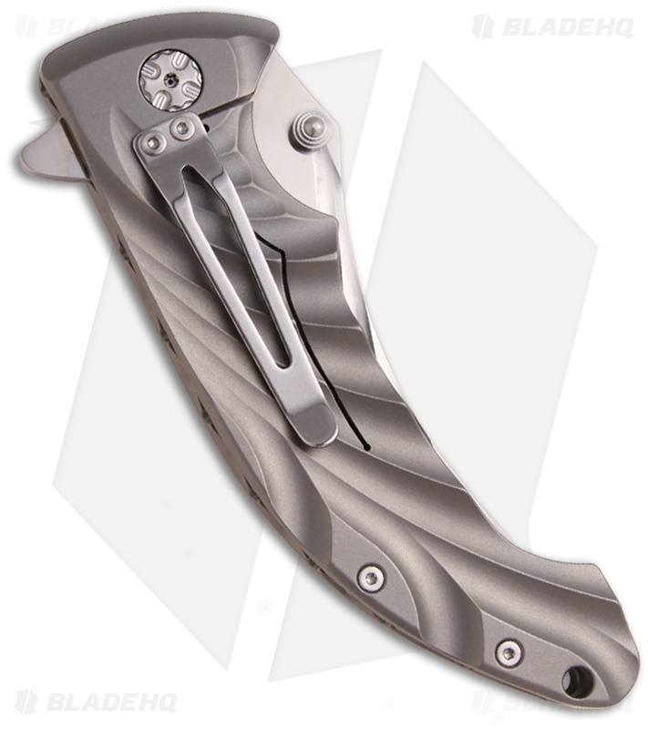 Brian Tighe Custom Tighe Stick Knife Titanium Folder (4" High Satin ...