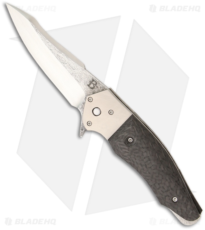 David Broadwell Custom Tactical Folder Linerlock Knife (4" Satin ...