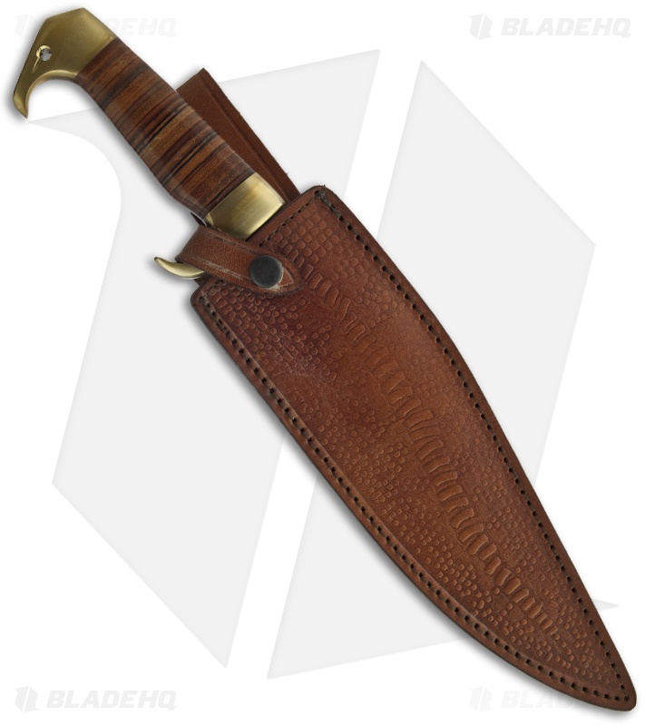 Down Under Knives Red Rock Raptor Knife Fixed Blade (10.25" Polished ...