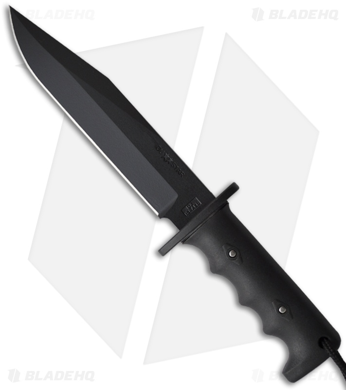 DUSTAR Knives Model 1 Arad Fixed Blade Knife (7" Black) - Blade HQ