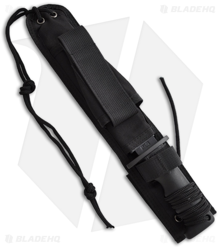 DUSTAR Knives Model 1 Arad Fixed Blade Knife (7" Black) - Blade HQ