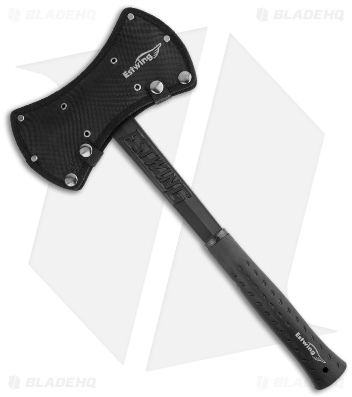 Estwing Black Eagle Double Bit Axe w/ Black Rubberized Handle - Blade HQ