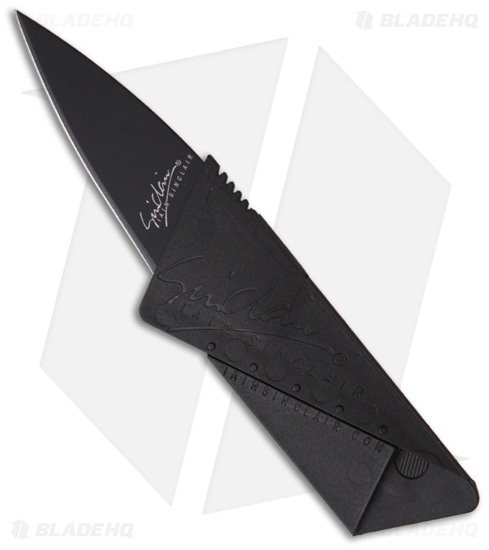 Iain Sinclair CardSharp V2 Utility Knife Black - Blade HQ