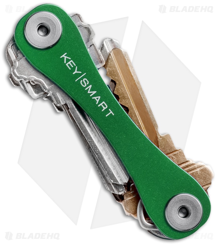 KeySmart Compact Key Holder Keychain (Green) - Blade HQ