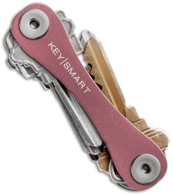 KeySmart Compact Key Holder Keychain (Pink) - Blade HQ