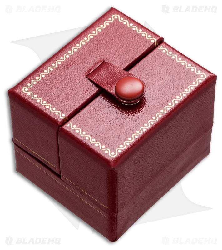 Prometheus Brass Lambda Spinning Top w/ Stainless Steel Bearing - Blade HQ