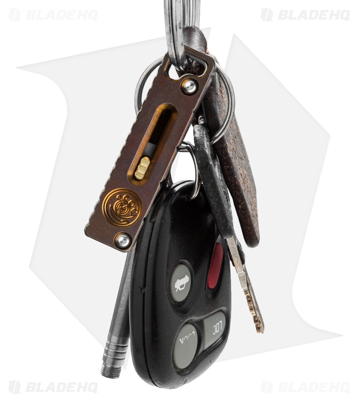 Tactical Keychains TUKK Titanium Utility Keychain Knife - Bronze ...