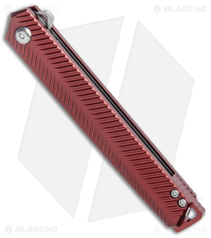 CRKT Ken Onion Stylus - Spring Assist Fliipper Knife | Maroon | Blade HQ